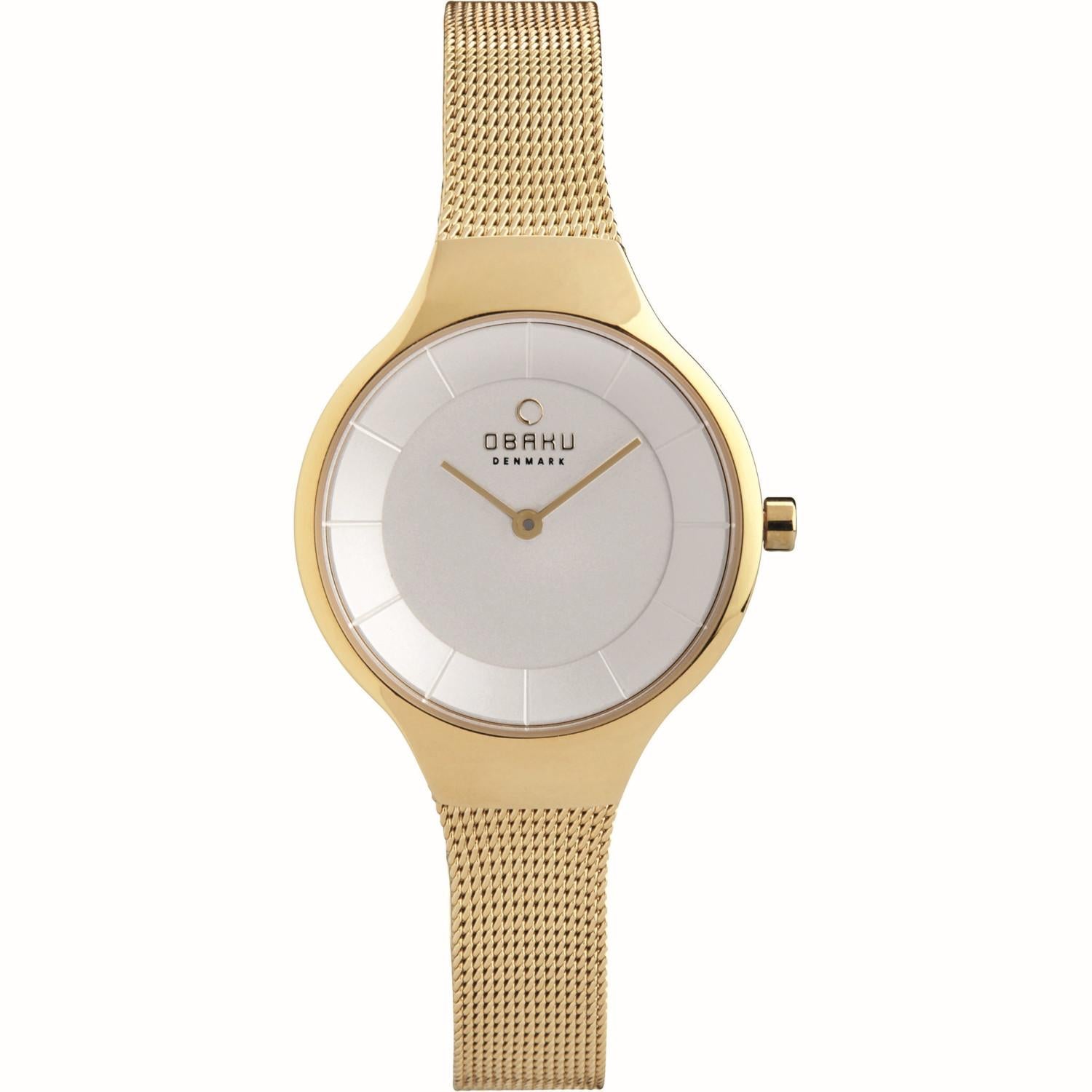 Reloj Obaku Denmark V166LXGIMG EKKO GOLD-Dorado – Watch2gomx