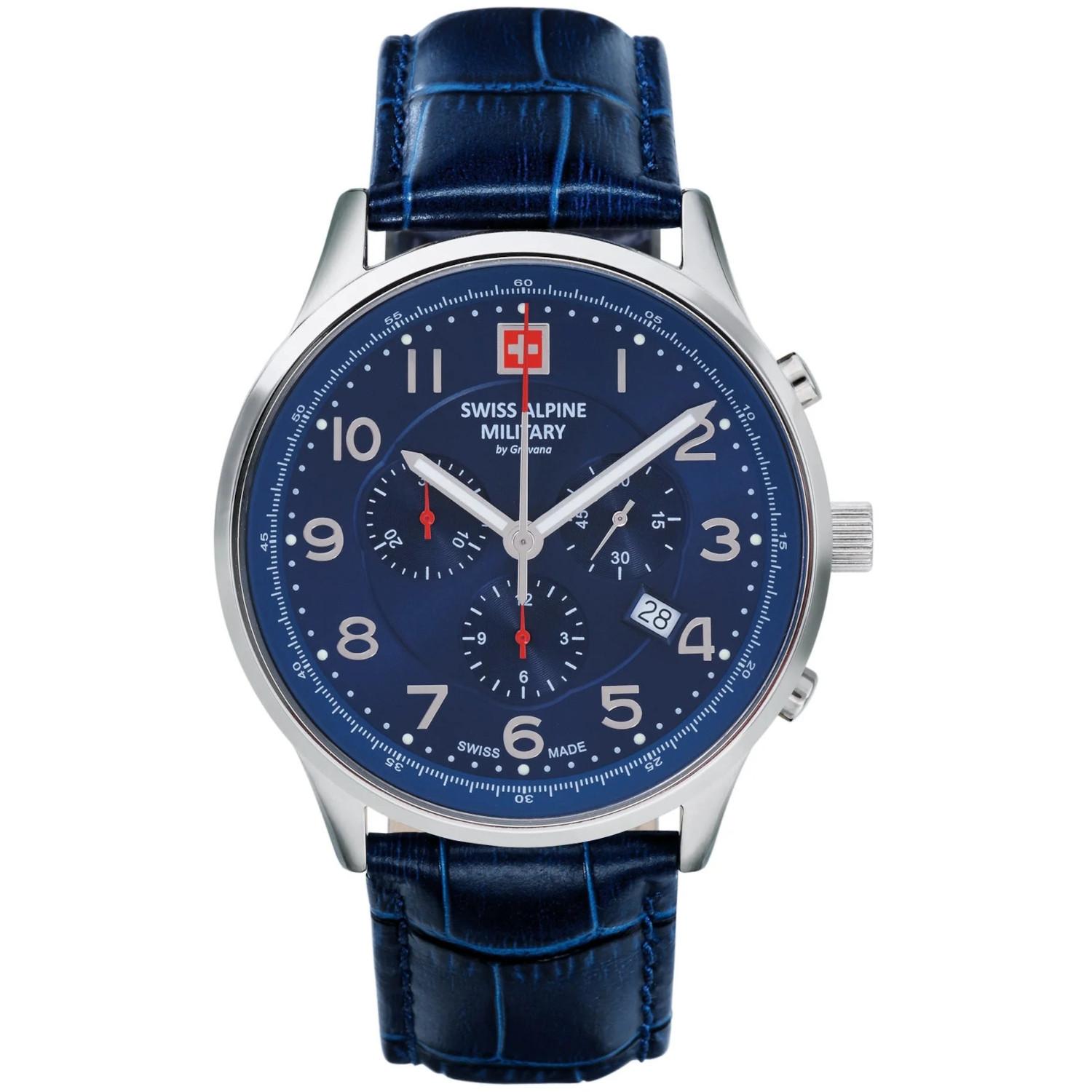 Reloj SWISS ALPINE MILITARY 7084.9535SAM Skymaster-Azul – Watch2gomx