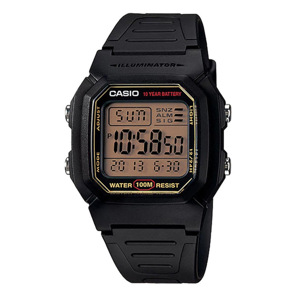 Reloj CASIO W-800HG-9AVCF Illuminator Retro Dual Time(Doble Hora)-Negr ...